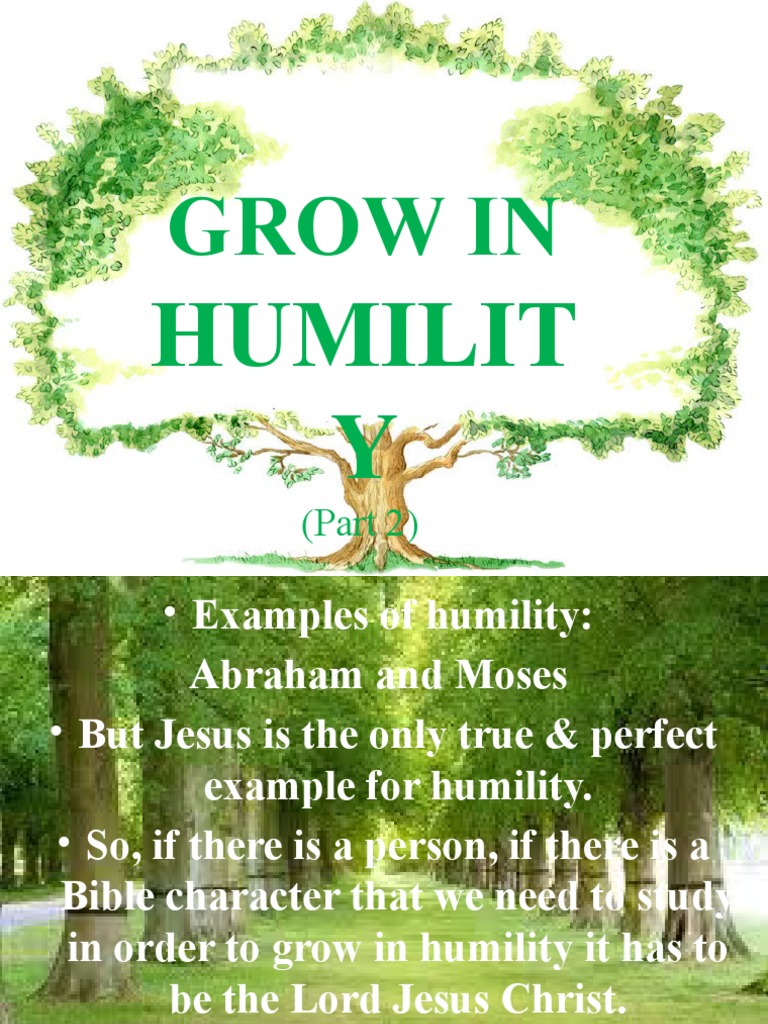 Grow in Humility (Part 2) | PDF