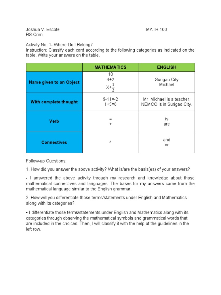 Midterm Problem Set #1 Answers | PDF | Logic | Mathematics