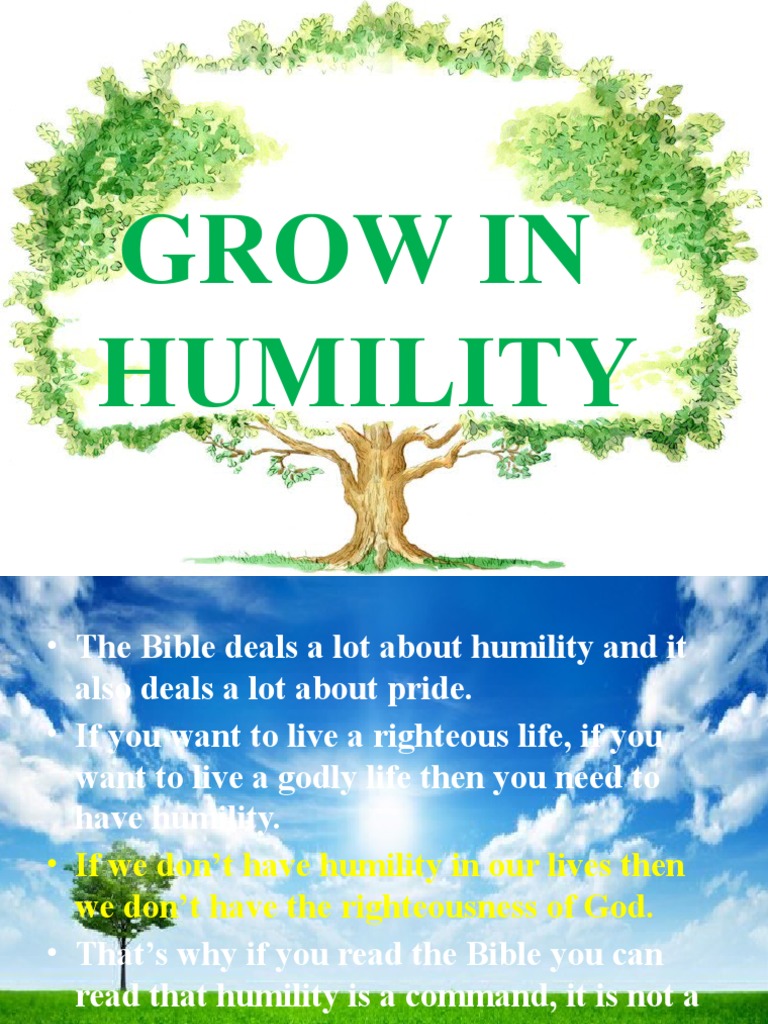 Grow in Humility | PDF