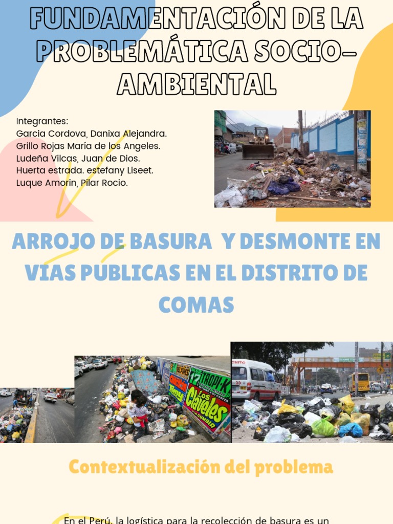 Fundamentación de La Problemática Socio - Ambiental | PDF | Residuos | Cuestiones ambientales