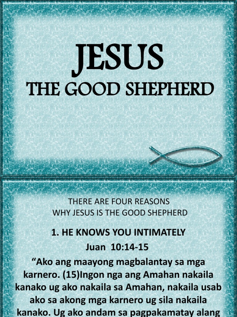 Jesus - The Good Shepherd | PDF