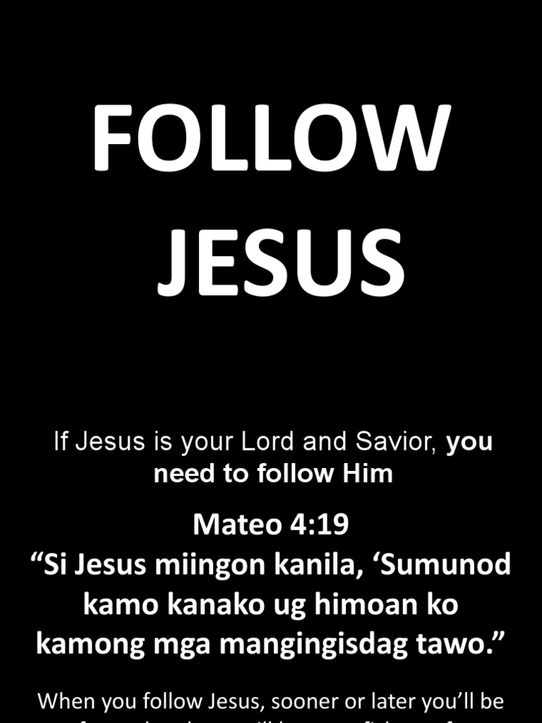 Follow Jesus | PDF