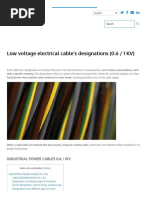 Chinese Cable Code Designations | PDF | Wire | Building Engineering
