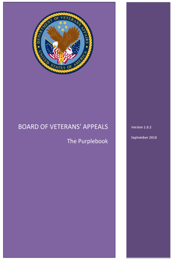 Bva Purple Book | Download Free PDF | Veterans Health Administration ...