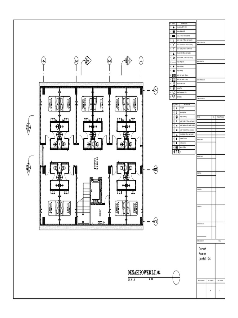 Denah Power LT 04 | PDF