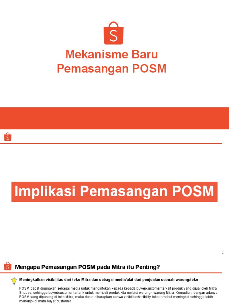 Mekanisme Pemasangan Posm For B Pdf