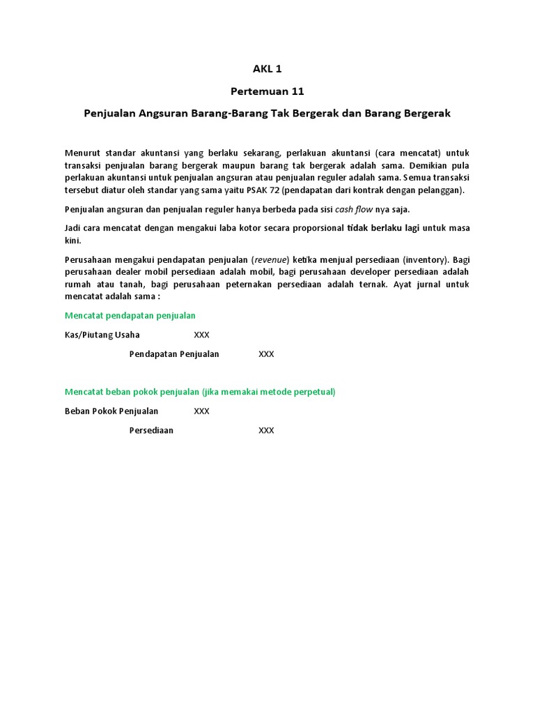 AKL 1 - Pertemuan 11 | PDF | Bisnis | Hukum