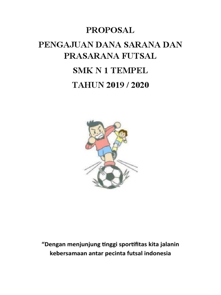 Proposal Pengajuan Dana Sarana Dan Prasa | PDF