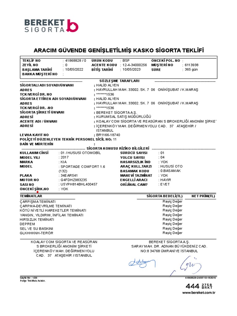 Get Teklif PDF V2 | PDF