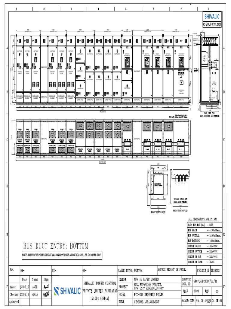 As-Built Drawing of a Large Industrial Electrical Distribution System ...