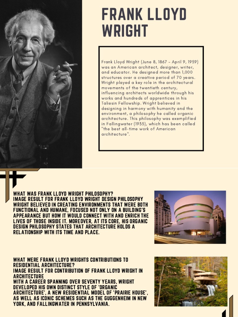 Frank Lloyd Wright | PDF