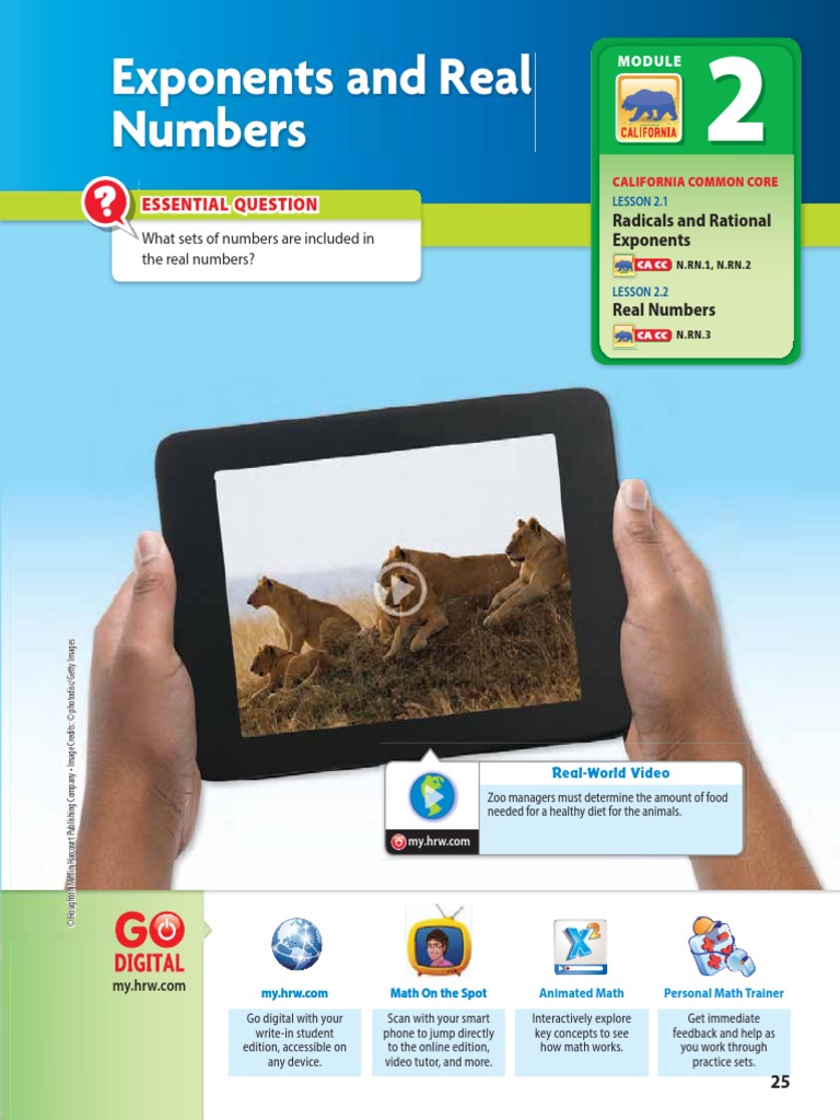 Exponents and Real Numbers: Essential Question | PDF | Exponentiation ...