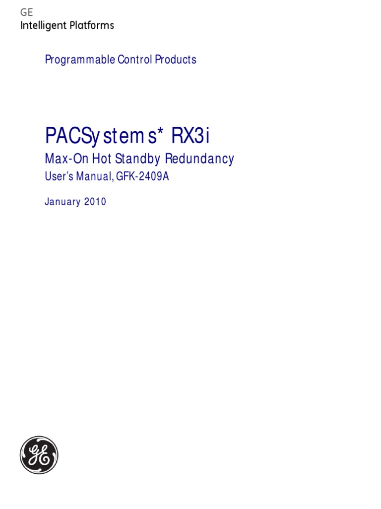 GFK 2409 A | PDF | Programmable Logic Controller | Input/Output