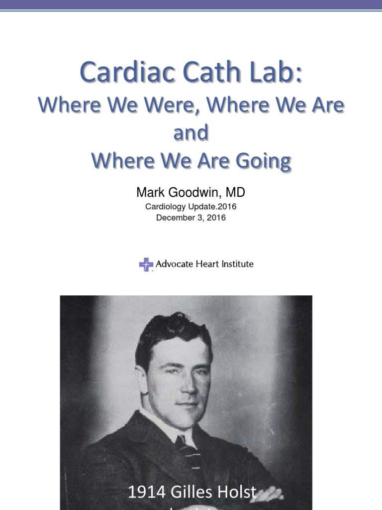 M.goodwin - Cardiac Cath Lab | PDF | Heart | Medicine