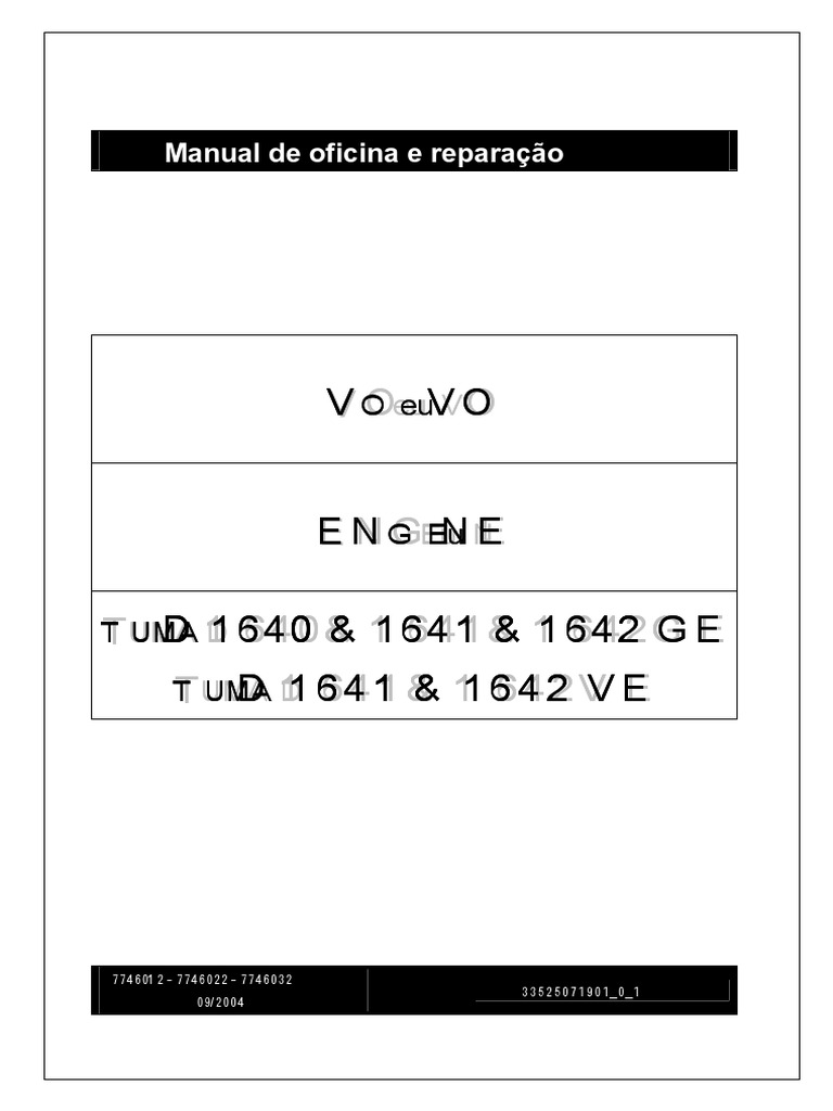 VOLVO PENTA TAD 1640 1641 1642 GE TAD 1641 1642 VE - En.pt | PDF ...