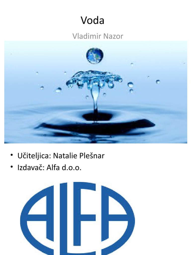 Voda Vladimir Nazor | PDF