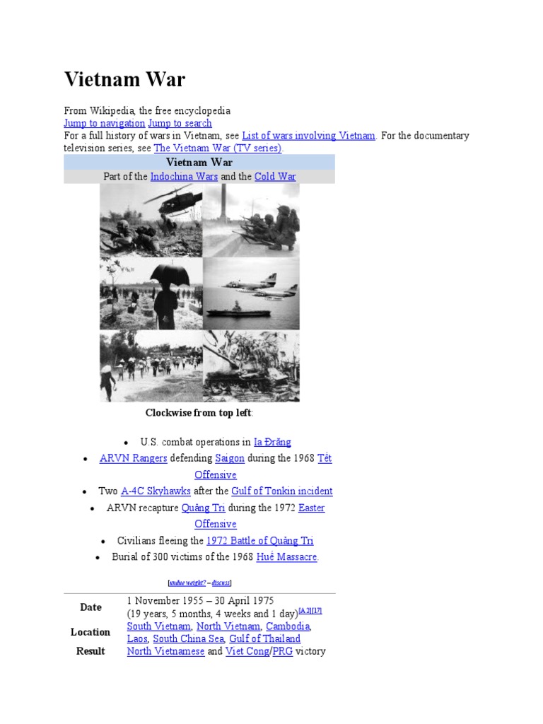 Vietnam War | PDF | Vietnam War | Viet Cong