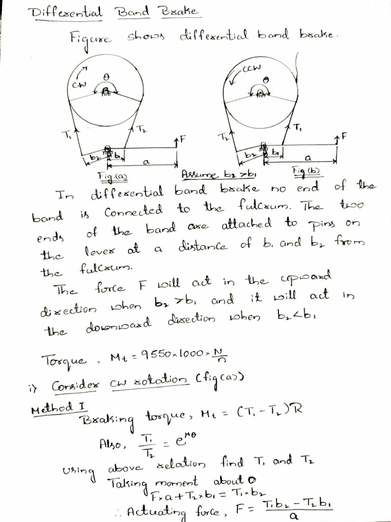 Differential Band Brake | PDF