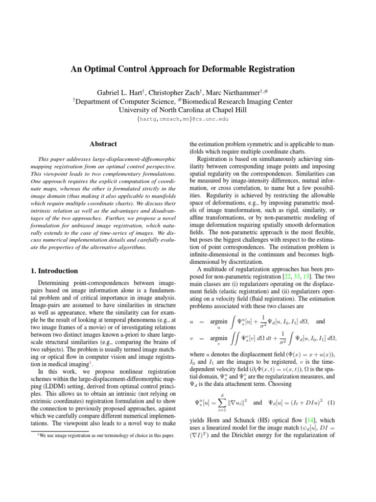 Hart2009 Oc Registration | PDF | Mathematical Optimization | Dynamical System