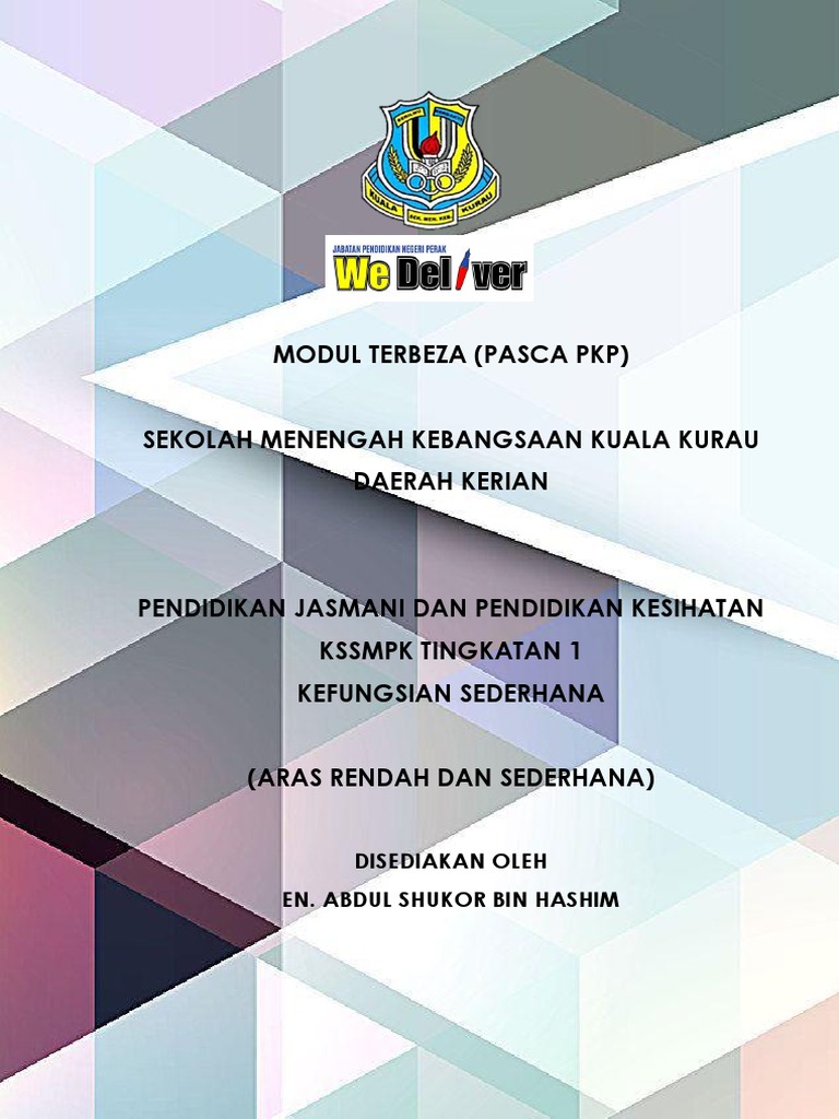 SMK Kuala Kurau Modul PJPK Ting 1 KS | PDF