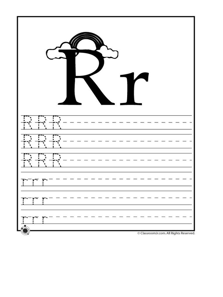 Learn Letter R - Woo! Jr. Kids Activities: Children's Publishing | PDF