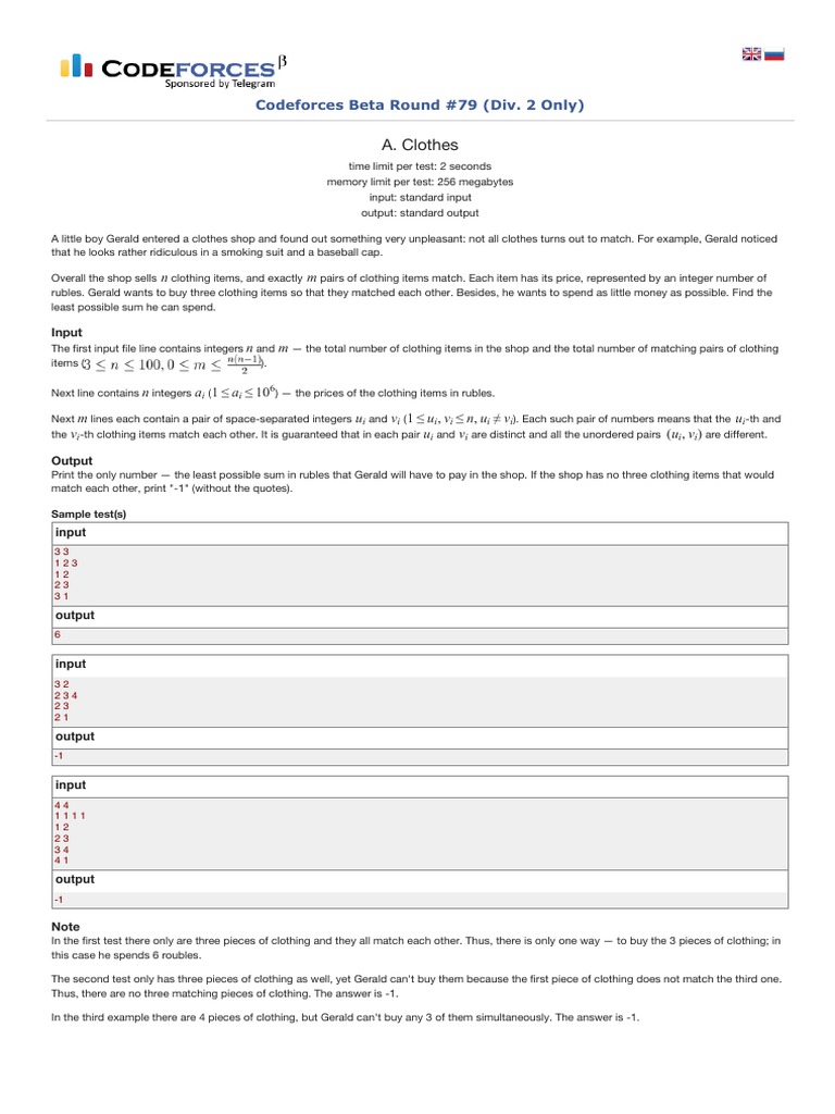 Codeforces Beta Round 79 Div 2 Only Pdf String Computer Science Mathematics