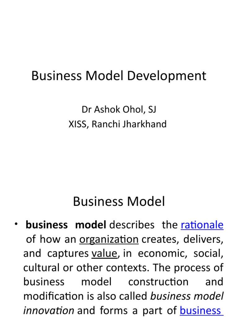 Business Model Development | PDF | Business Model | Economies