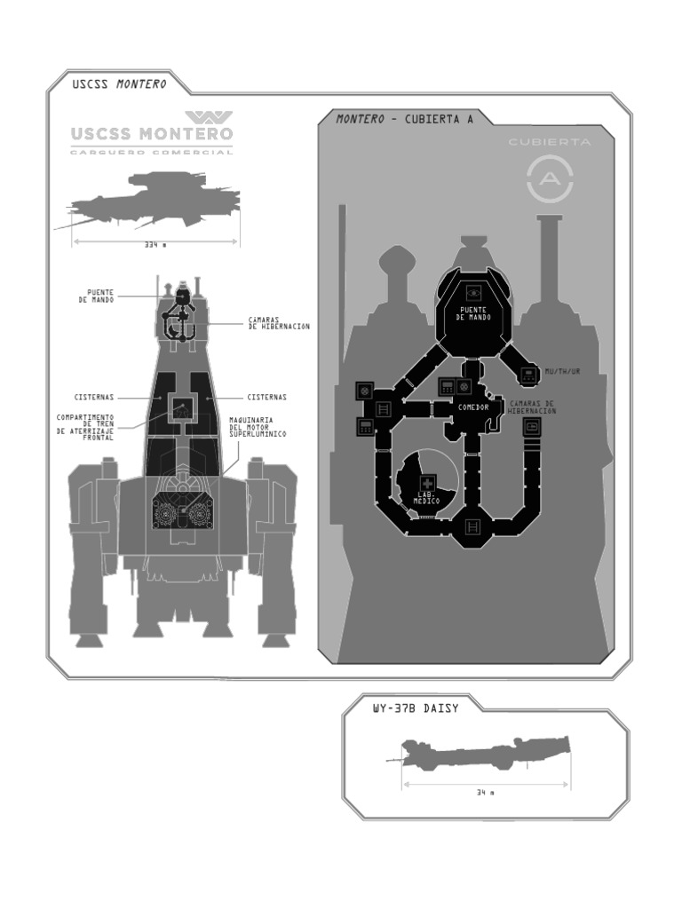 USCSS Cronus: Nave Científica Detalles | PDF | Energía nuclear ...