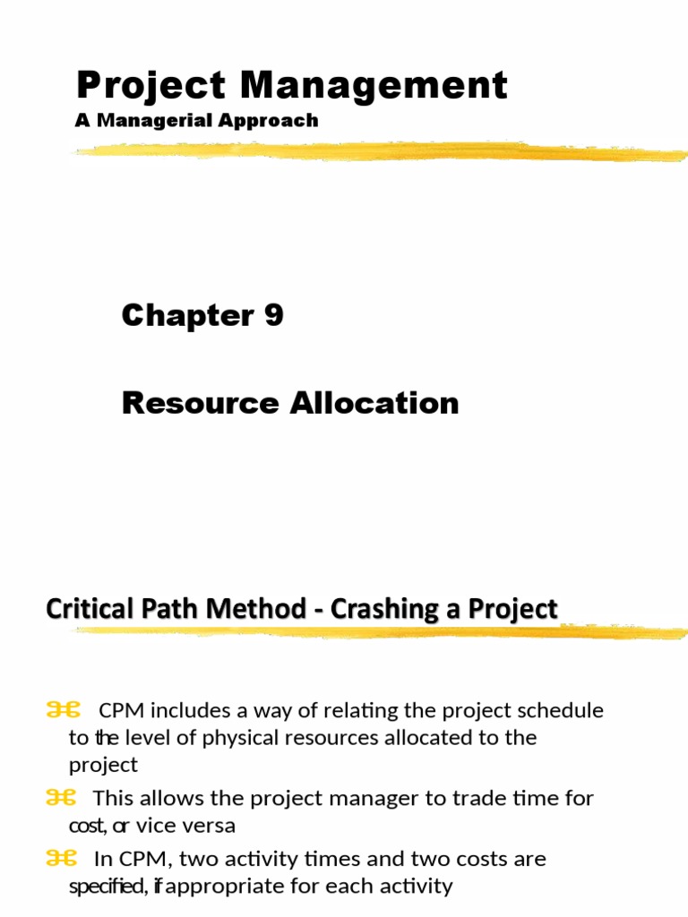 Project Management: Resource Allocation | PDF | Mathematical Optimization | Linear Programming