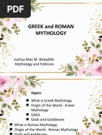 Greek and Roman Gods Comparison Chart | PDF | Greek Mythology | Deities