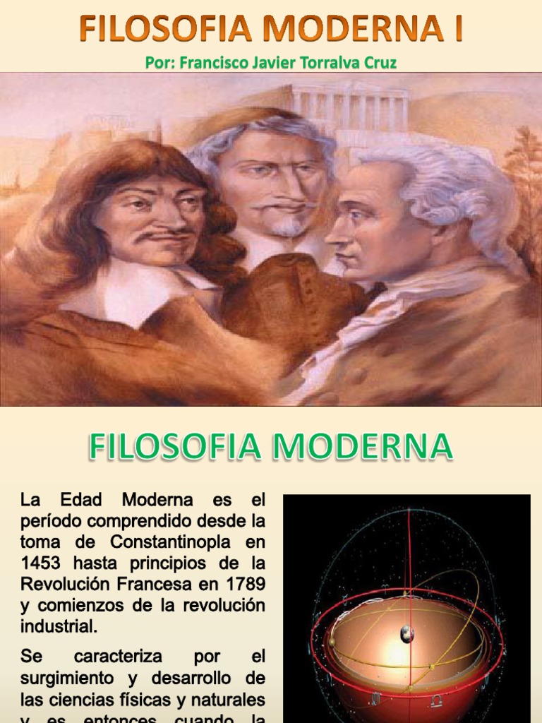 Filosofia Moderna I | PDF | René Descartes | Baruch Spinoza