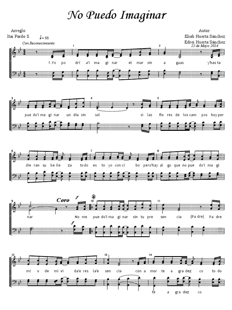 No Puedo Imaginar LLDM | PDF