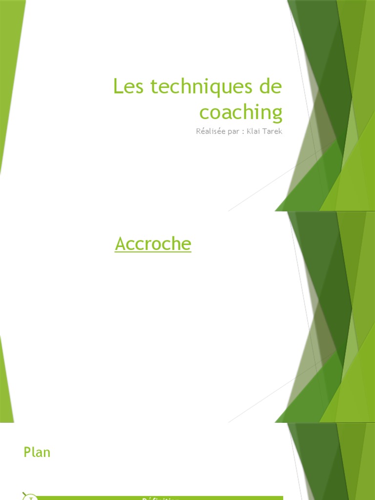 Techniques de Coaching Efficaces | PDF | Psychologie | Cognition