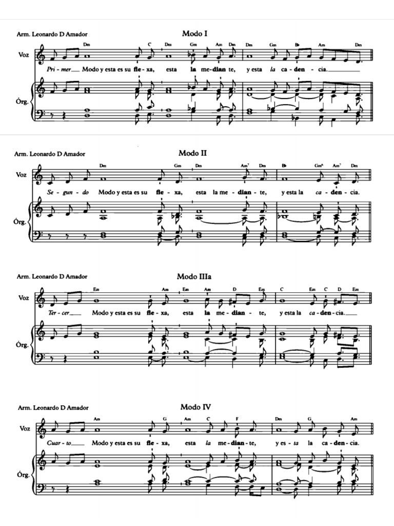 Modos Gregorianos | PDF