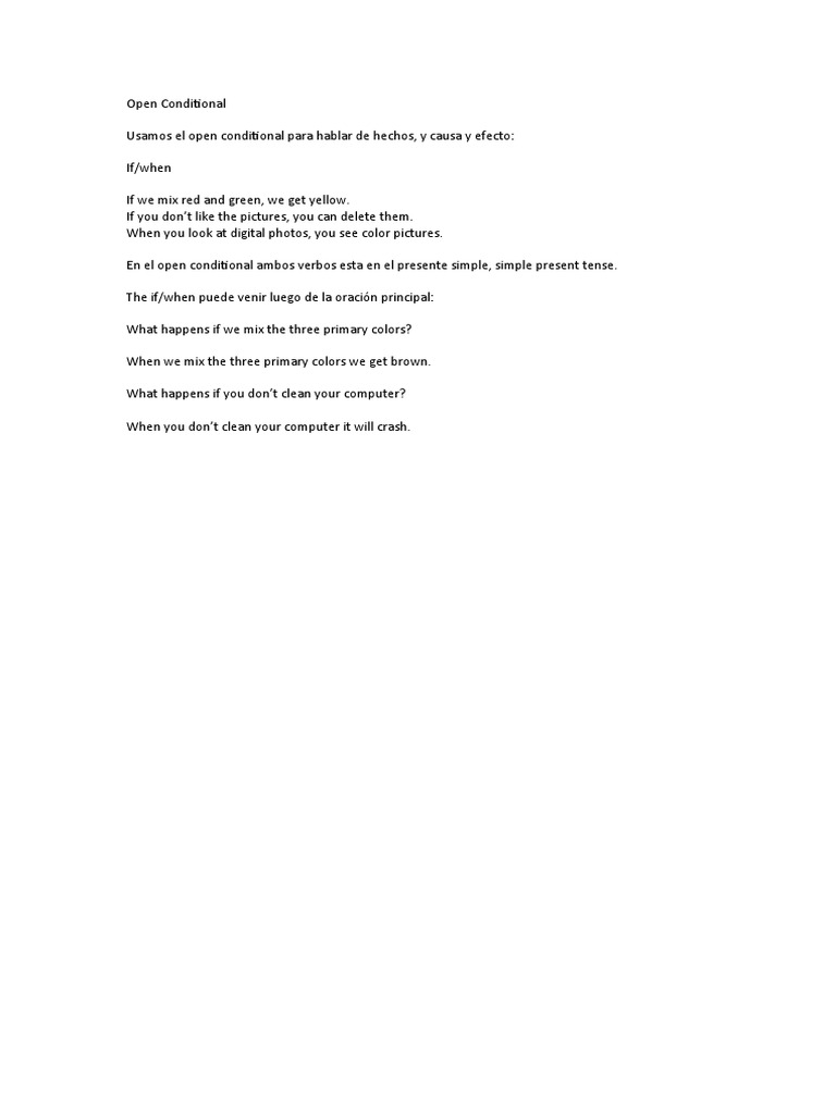 1 Open Conditional 10mo | PDF