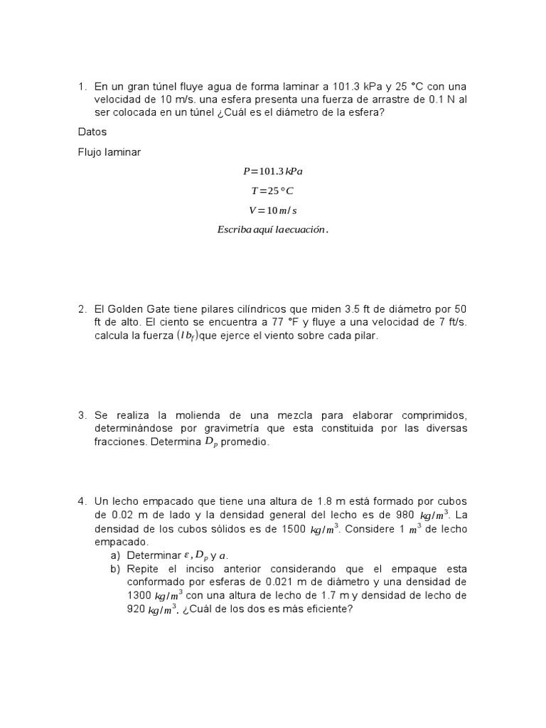 Problemario 3 Dep | PDF