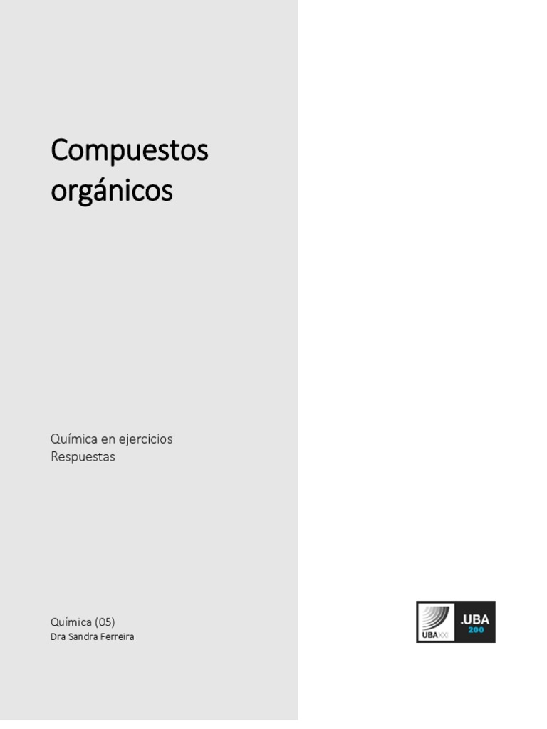 Química en Ejerc. Rtas. Comp. Orgánicos - Química | PDF | Compuestos orgánicos | Alqueno