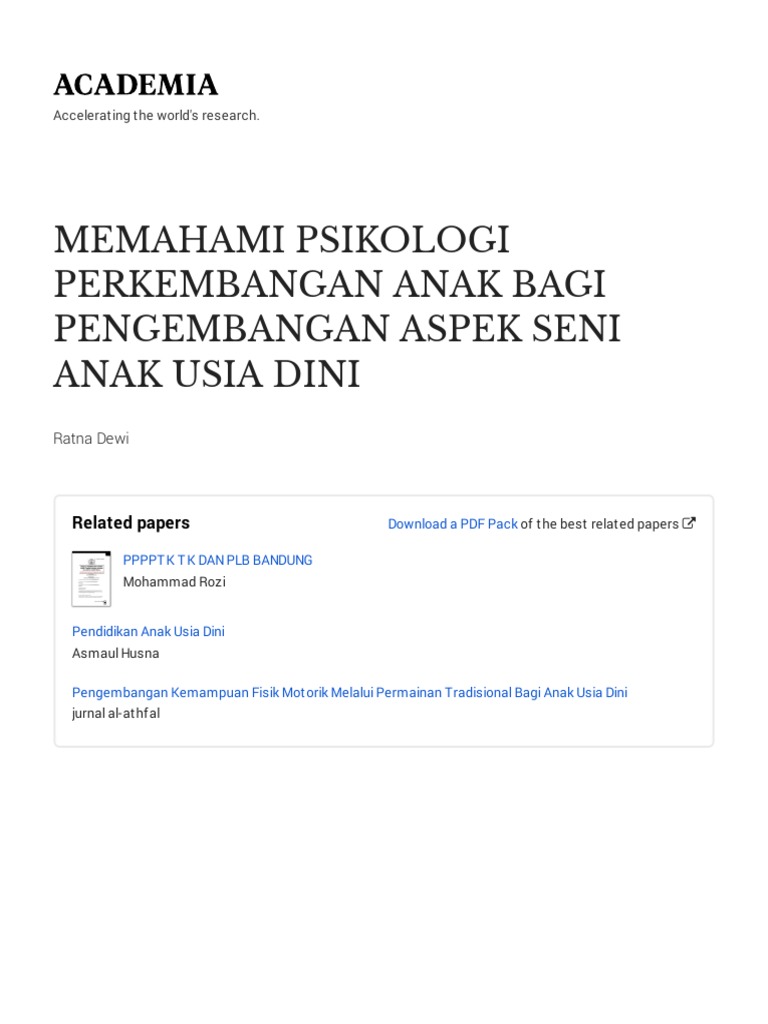 PSYK-ANAK | PDF