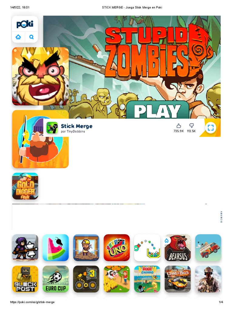 STICK MERGE - Juega Stick Merge en Poki | PDF