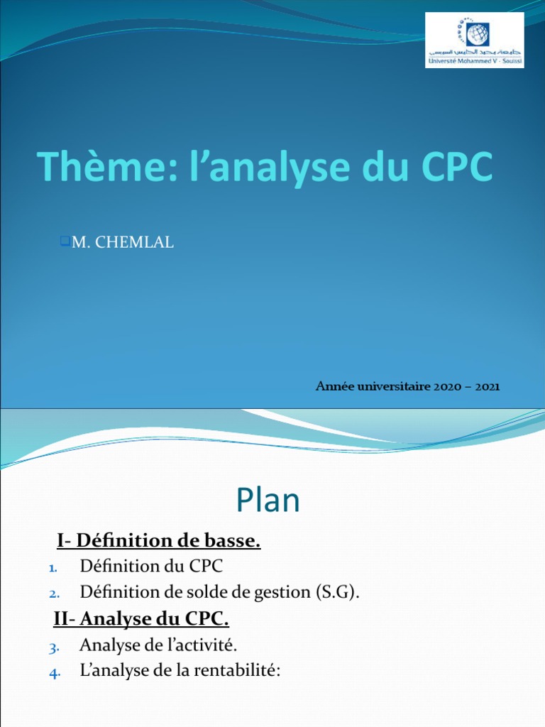 Chapitre2 Analyse Du CPC | PDF | Revenu brut | Services financiers