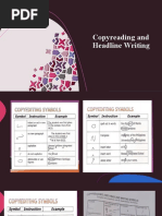 Campus Journalism - Copyreading and Headline Writing | PDF | Copy ...