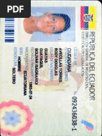 Cédula, Votación | PDF