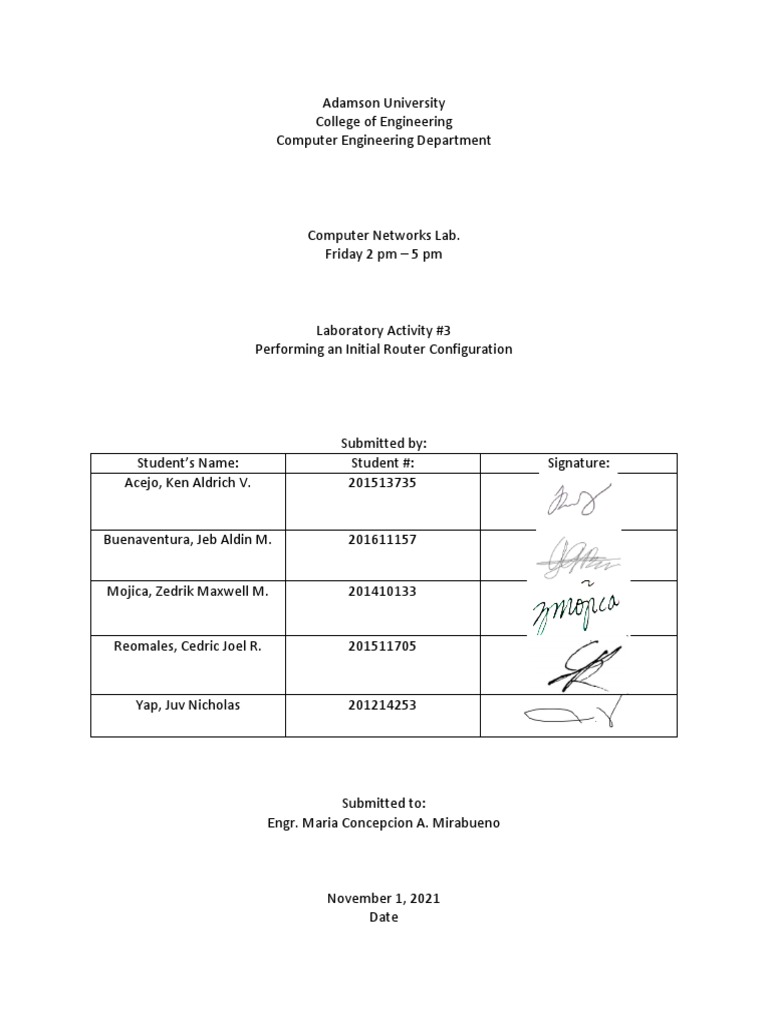 Initial Router Configuration Guide | PDF | Password | Command Line Interface