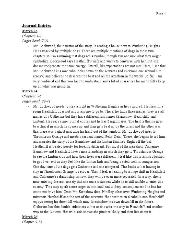 Wuthering Heights 1 | Download Free PDF | Heathcliff (Wuthering Heights ...