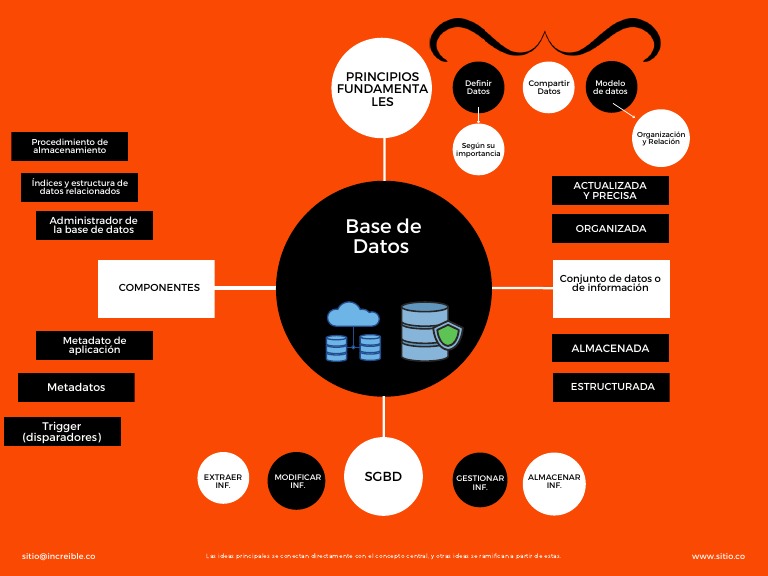 Mapa Conceptual Base de Datos | PDF | Bases de datos | Informática