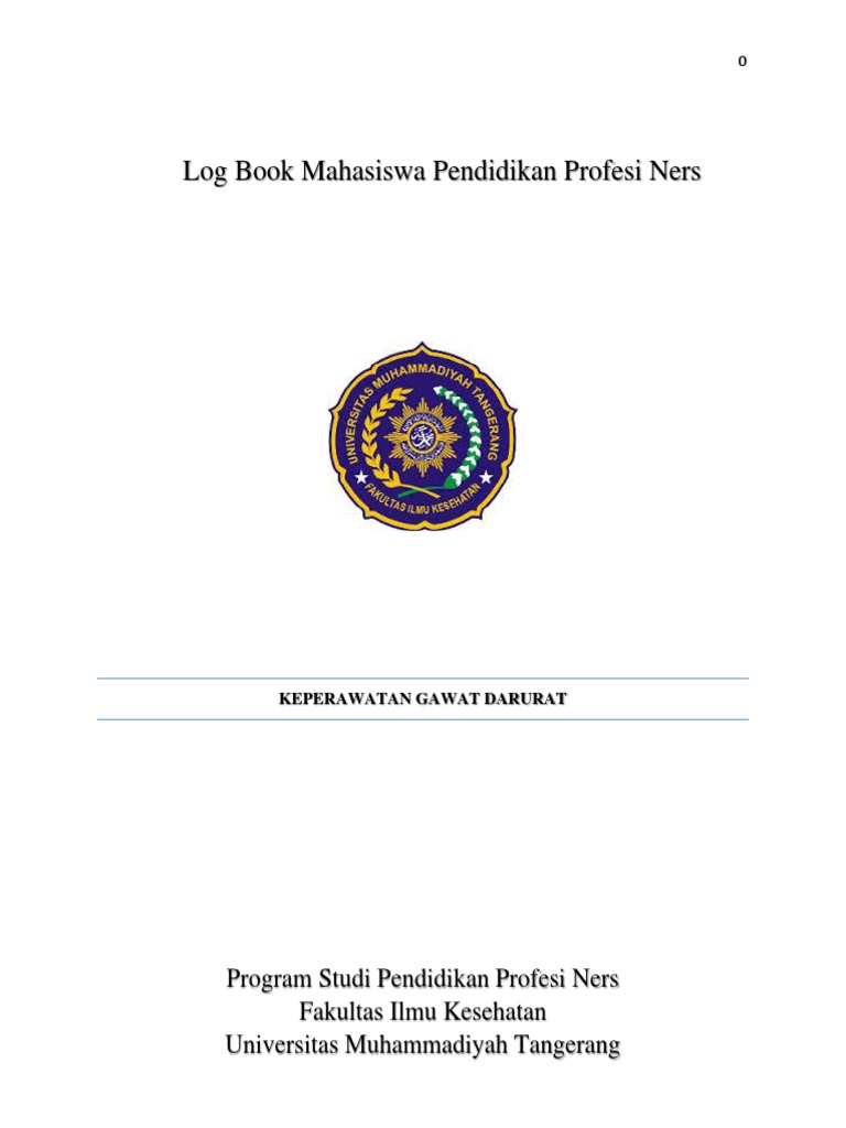 Logbook Praktik Mahasiswa Profesi KGD 2022-Dikonversi | PDF