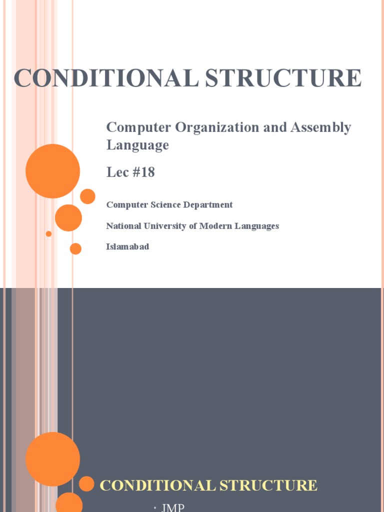 Assembly Language Conditional Jumps | PDF | Assembly Language | Control ...