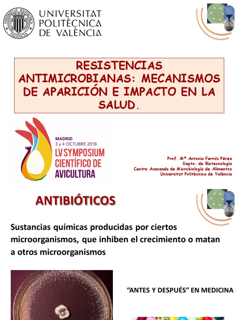 Resistencias Antimicrobianas | PDF | Resistencia antimicrobiana | Las bacterias