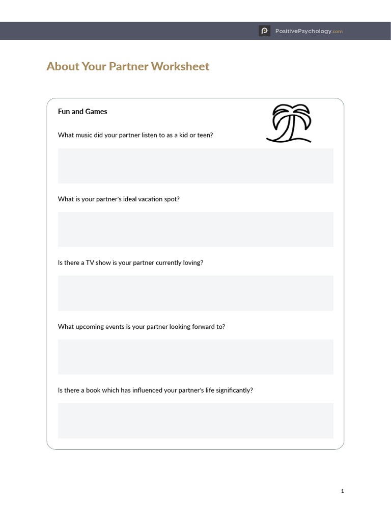 Partner Insights Worksheet | PDF