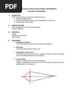GR 9 DLP - Pythagorean Theorem | PDF | Triangle | Geometry